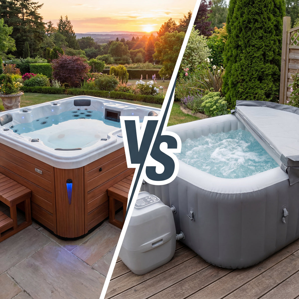 Spa Gonflable vs Spa Rigide : Comparatif 2025 | Jacuzzi Intex, Bestway ...